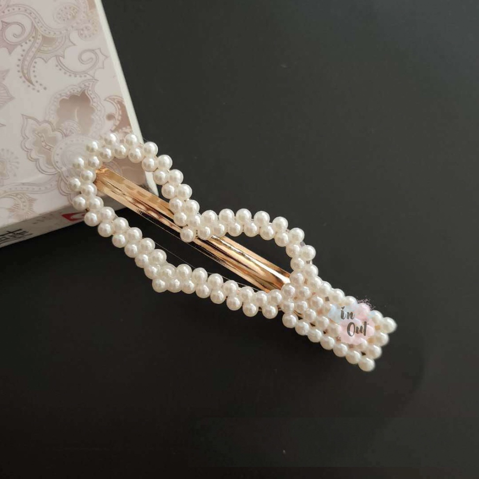 Jual 6 Varian Jepit Rambut Mutiara tip top Korea Wanita / jepit rambut ...