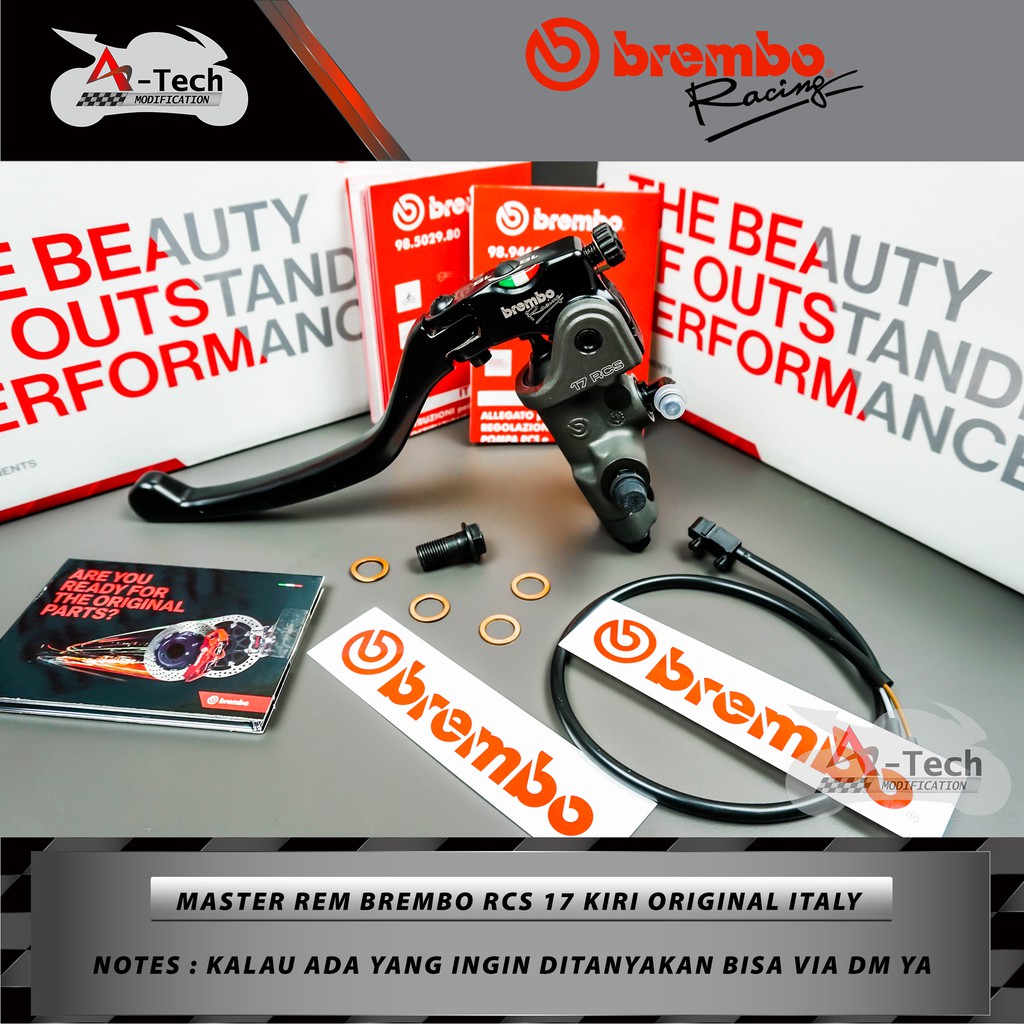 Jual Master Rem Brembo RCS 17 Kiri Original ITALY UniversaL | Shopee ...
