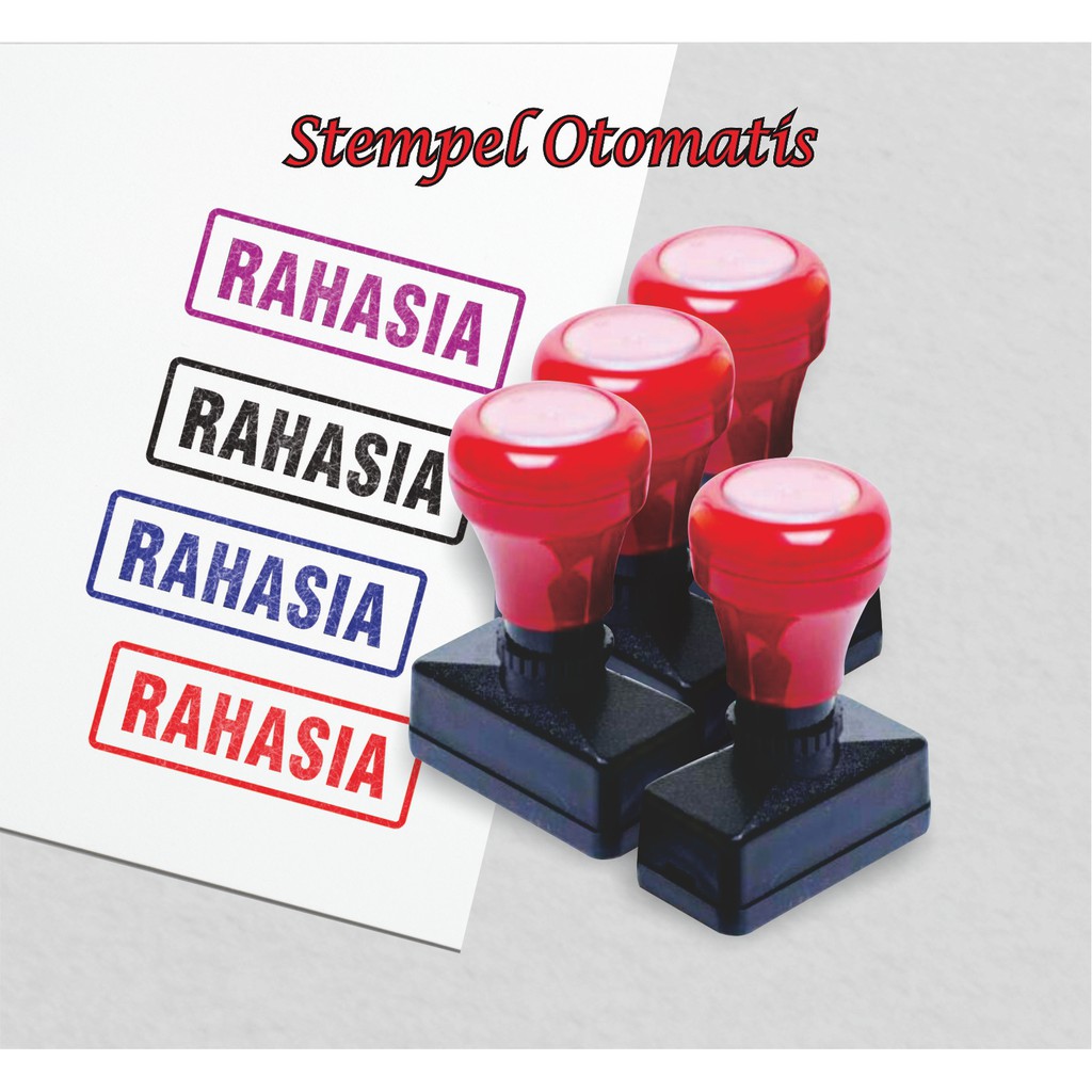 Jual Stempel Flash Otomatis RAHASIA | Shopee Indonesia