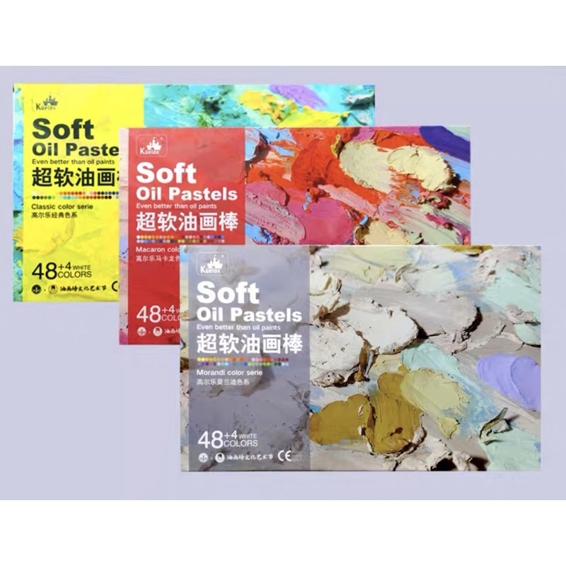 Jual kuelox super soft oil pastel 48+4clr | Shopee Indonesia