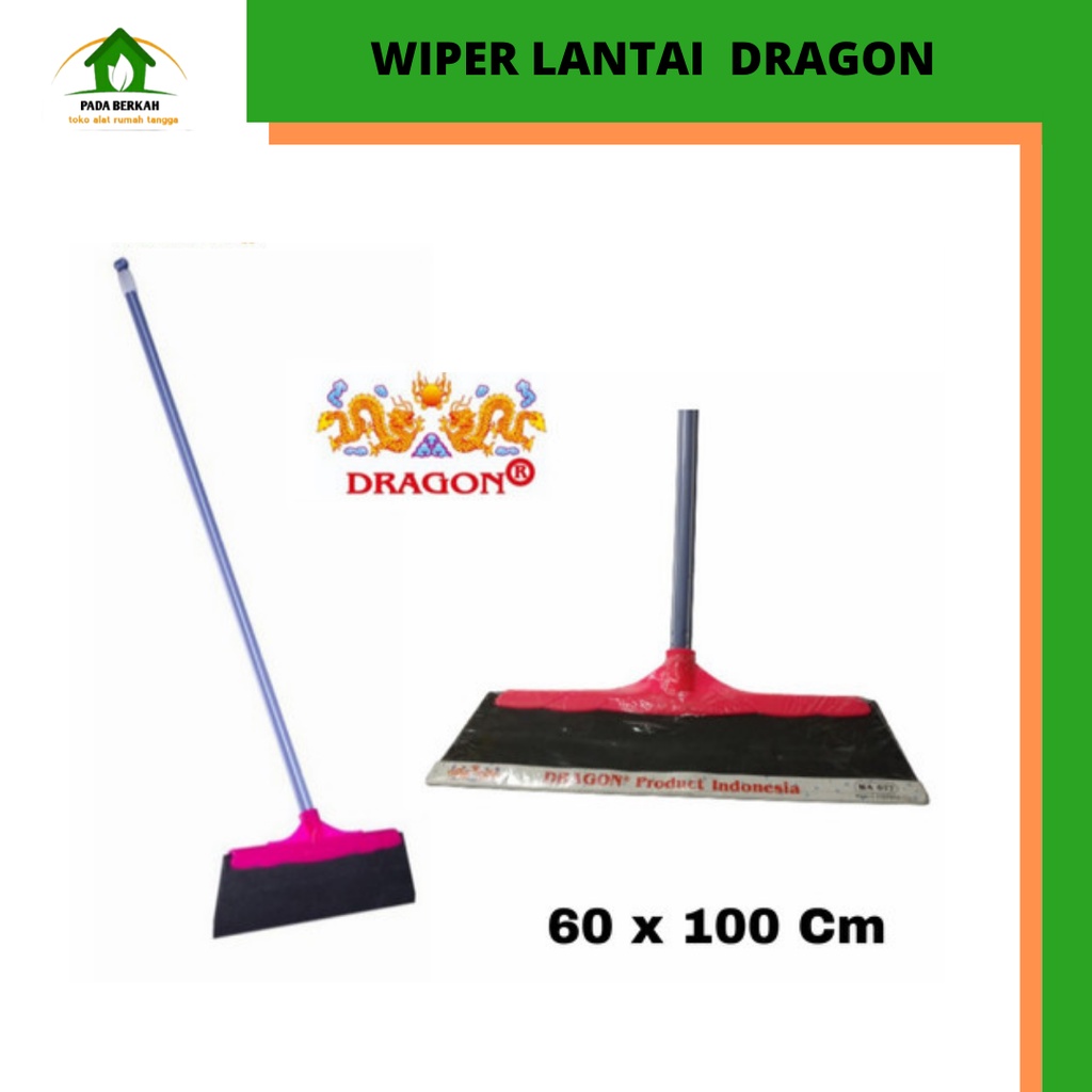 Jual Wiper Lantai Karet Slaber Dragon Wifer Air Karet Pembersih Lantai ...