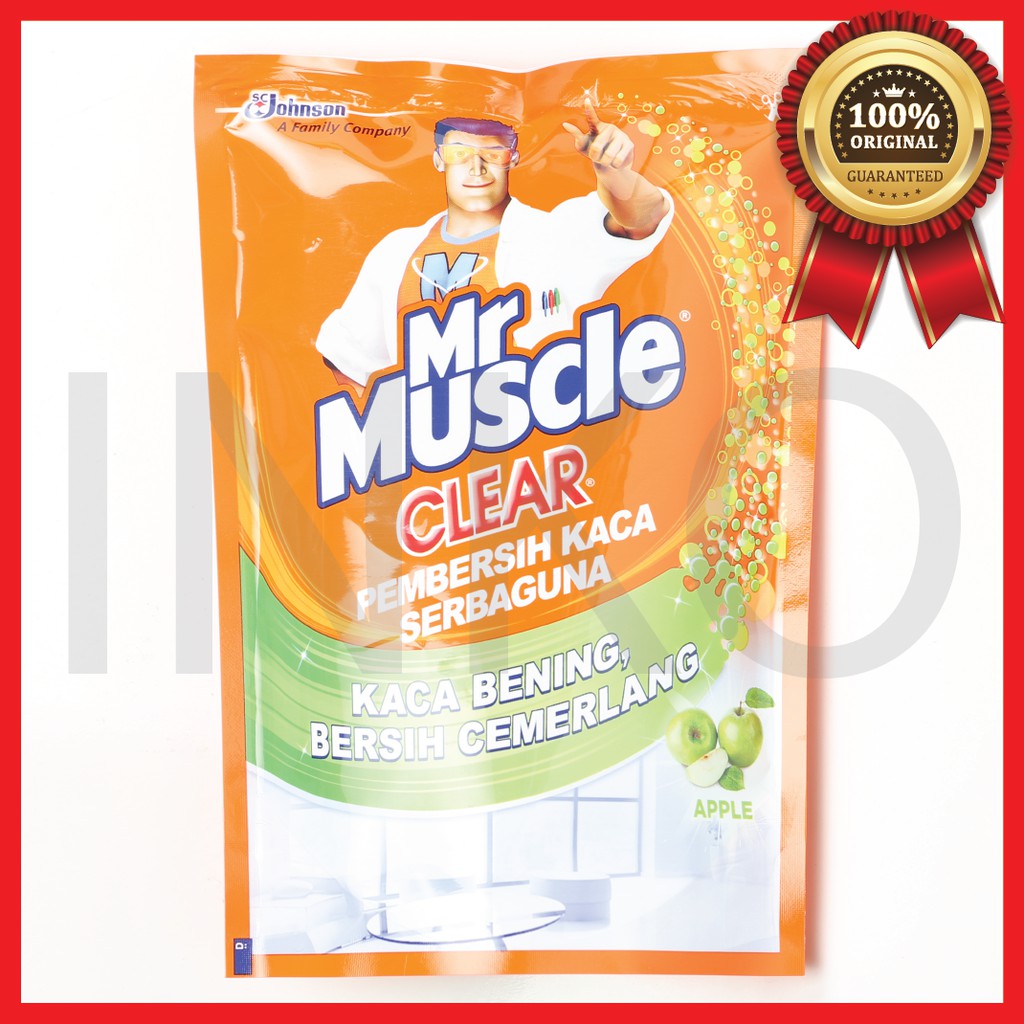 Jual MR MUSCLE CLEAR PEMBERSIH KACA SERBAGUNA HIJAU POUCH 440ML ...