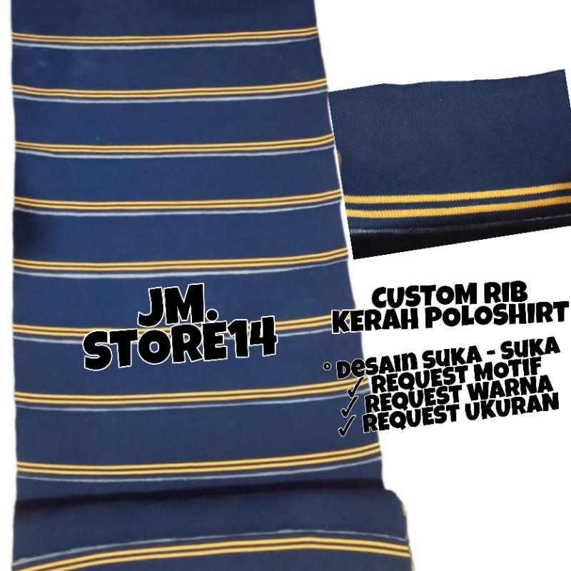 Jual POLOSHIRT RIB KERAH CUSTOM ANAK DAN DEWASA | Shopee Indonesia