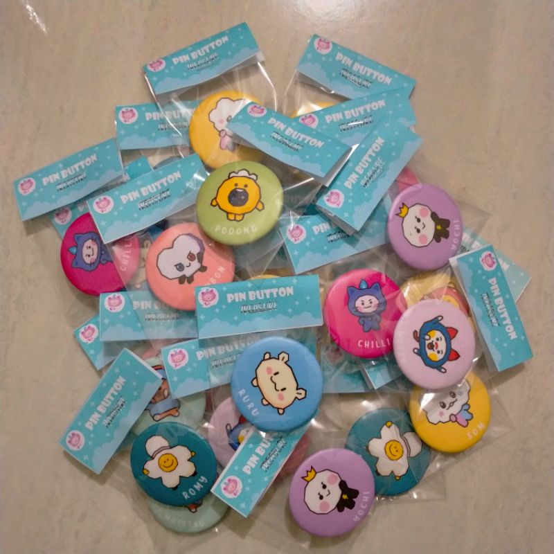 Jual PIN TREASURE "TRUZ" UK. 44mm laminasi Doff Minimal pembelian 4pcs ...