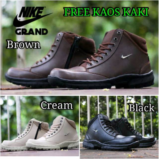 Jual SEPATU SAFETY SEMI BOOTS KICKERS PRIA KULIT BOOT SAVETY BUT SEPTI ...