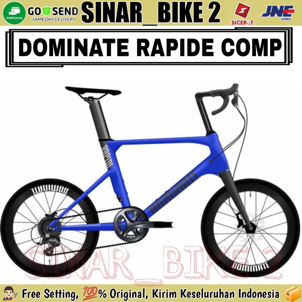 Jual Sepeda Minivelo DOMINATE Rapide Comp Carbon Shimano Claris 2X8 ...