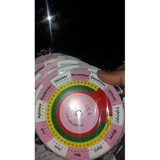 Jual cakram kalender kehamilan hamil linset lingkaran setan bidan ...