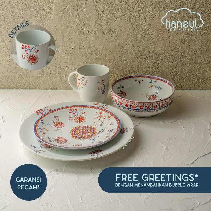 Jual Carnival Dinnerware Set | Piring Keramik Aesthetic | Kado Estetik ...