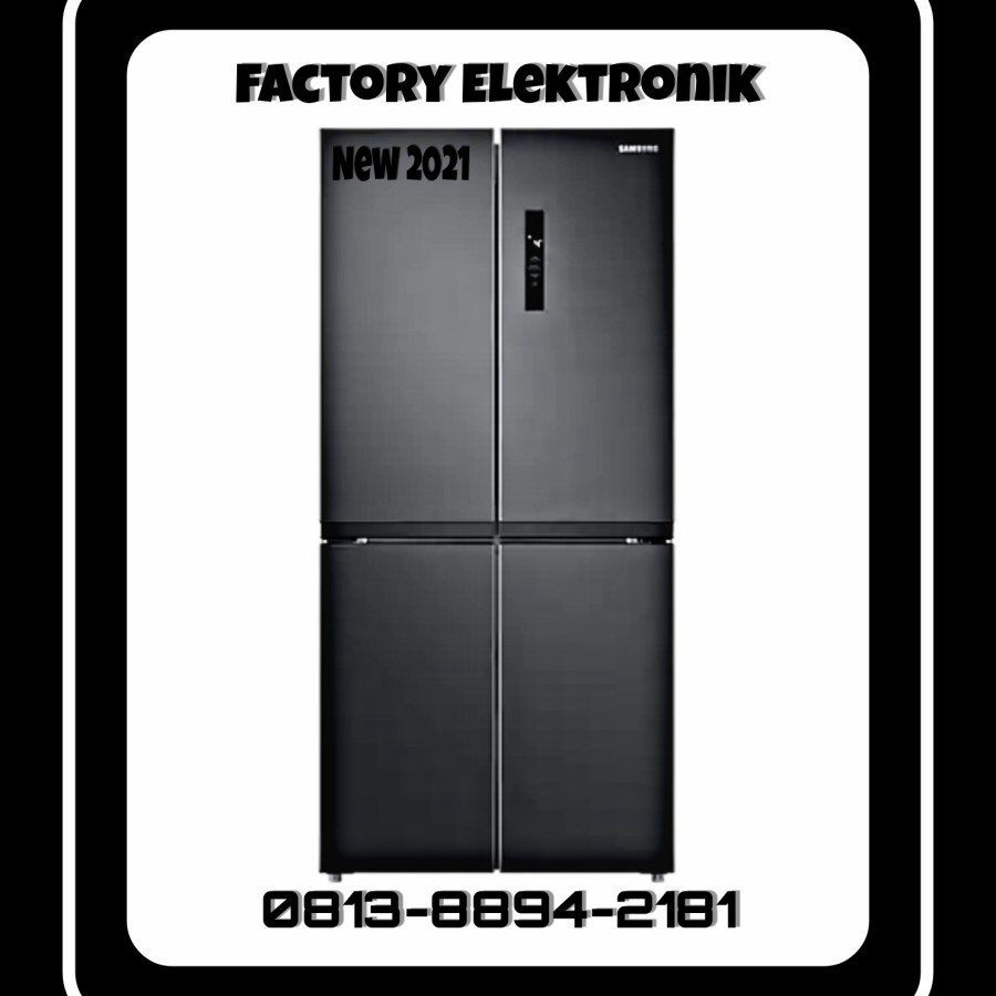 Jual SAMSUNG RF48A4000B4 KULKAS MULTI DOOR TWIN COOLING PLUS 511L RF48 | Shopee Indonesia