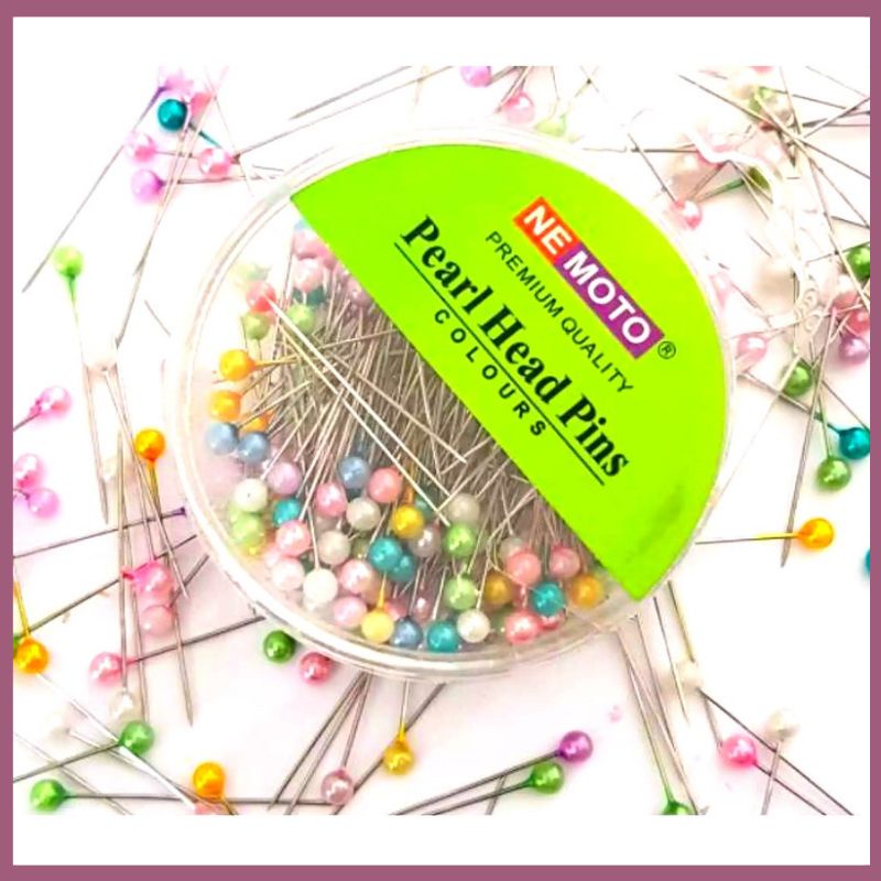 Jual JARUM PENTUL PREMIUM PEARL HEAD PINS | Shopee Indonesia