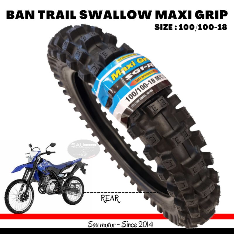 Jual Saumotor Ban Belakang Trail Swallow Sb156 Maxi Grip Sg1-R 100/100 ...