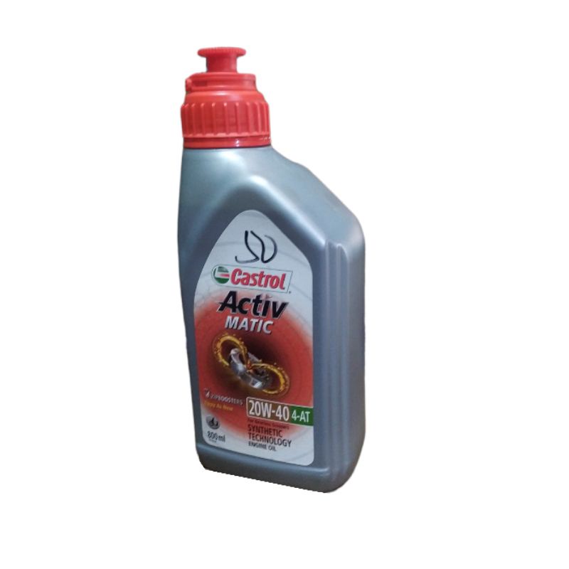 Jual OLI MOTOR ORIGINAL CASTROL ACTIV MATIC 4-AT 20W-40 800ML 0.8LITER ...