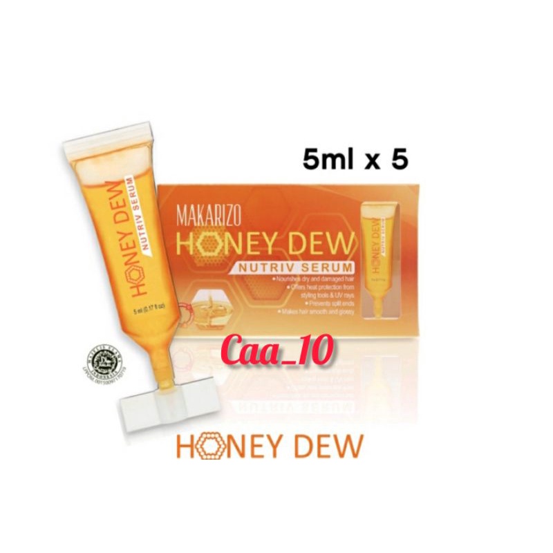 Jual MAKARIZO Honey Dew Nutriv Serum 5ml x 5 Dusset - Vitamin Rambut ...