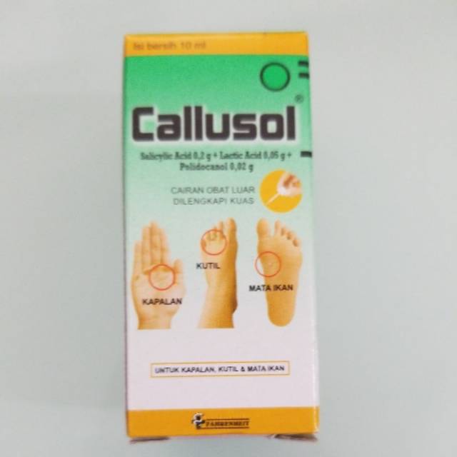 Jual Callusol dan kutilos obat luar untuk kapal kutil dan mata ikan ...