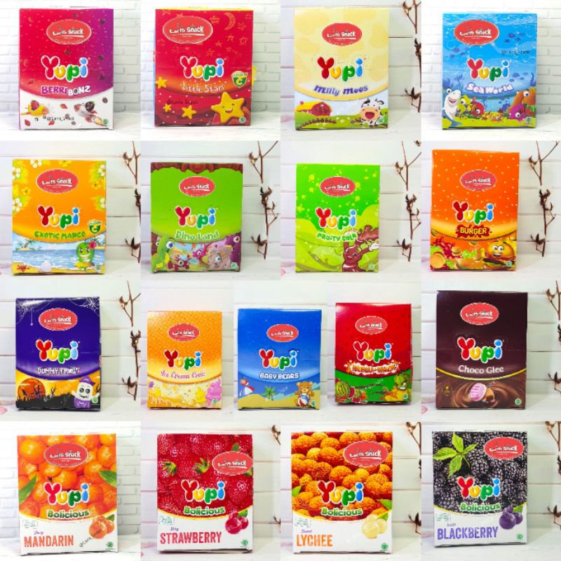 Jual Permen Yupi Aneka Rasa Eceran 500 (1 pack isi 24) | Shopee Indonesia