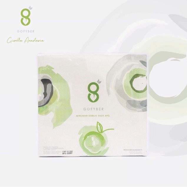 Jual GoFyber Fiber Drink Rasa Apel 1 Box 15 Sachet | Minuman Diet ...