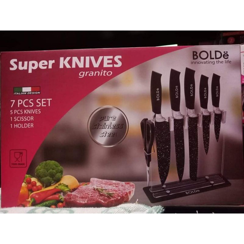 Jual BOLDe super knives granito set 7 pcs | Shopee Indonesia