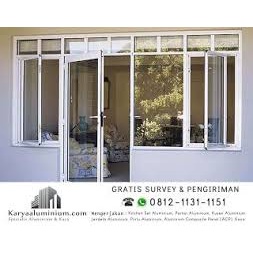 Jual Spesialis Kusen Jendele Pintu Alumnium + Plafon-Partisi Gypsum/PVC ...