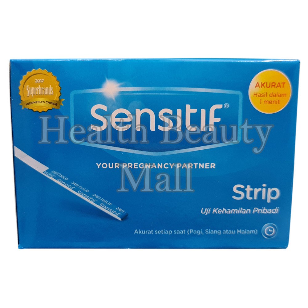 Jual Alat Tes Kehamilan SENSITIF 25 STRIP per BOX Test Pack Pribadi ...