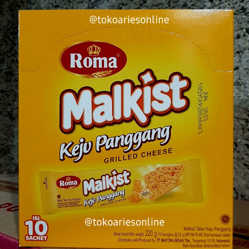 Jual Roma Malkist Keju Panggang (isi 10 pcs) | Shopee Indonesia