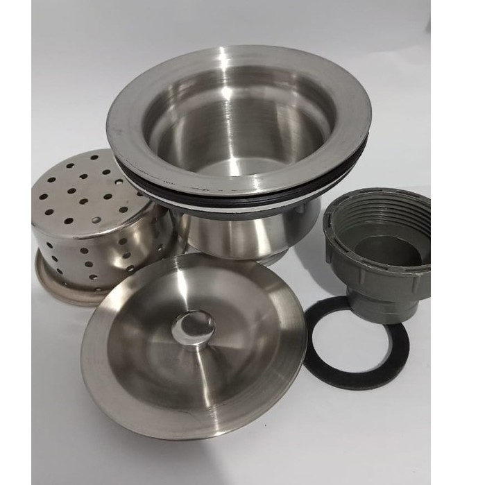 Jual AFUR SARINGAN SET BAK CUCI PIRING DAPUR /SARINGAN SAMPAH WASTAFEL ...