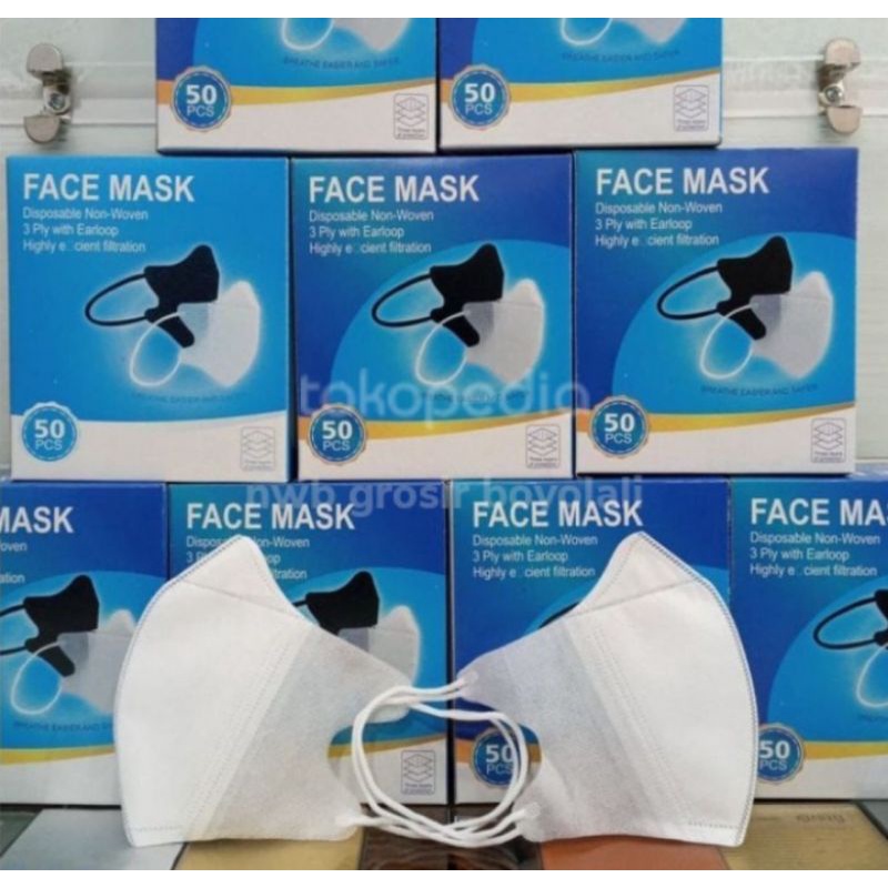 Jual Masker Duckbil Hitam Putih | Shopee Indonesia