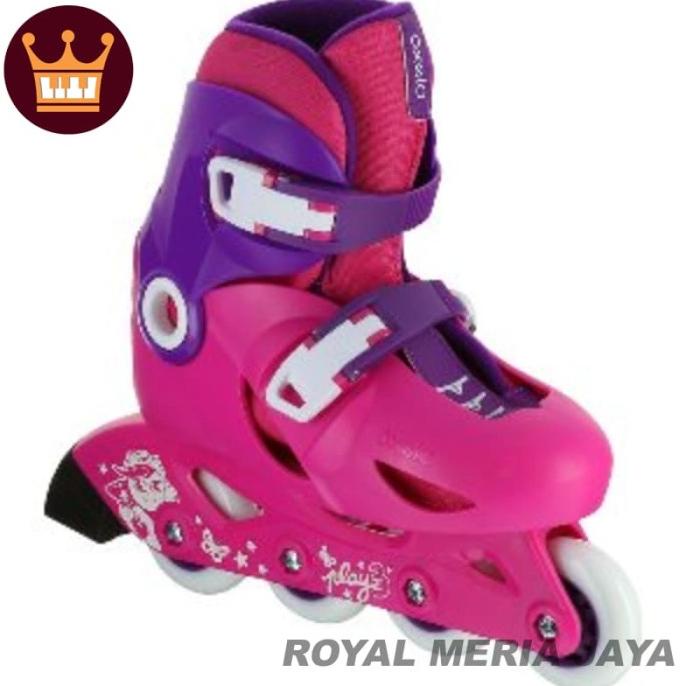 Jual RYML- OXELO PLAY 3 KIDS SKATES SEPATU RODA ANAK SDS1435X1 | Shopee ...