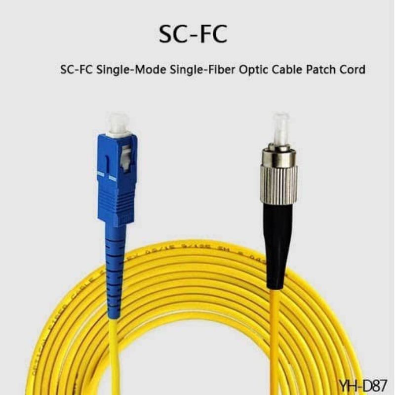 Jual 5m Patchcord FC Upc - SC Upc Fiber Optic Patch Cord FC-SC Patch ...