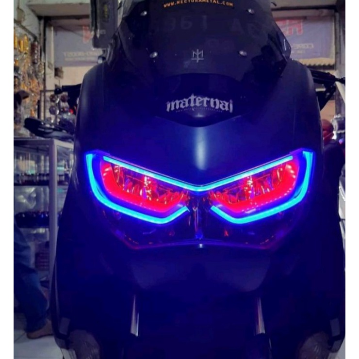 Jual LAMPU DEVIL EYES DEMON 6 MATA UNTUK SEMUA MOTOR | Shopee Indonesia