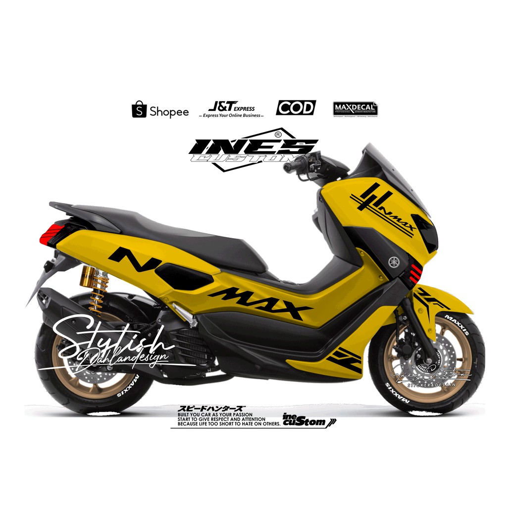 Jual CUTTING NMAX SIMPLE stiker cutting nmax A4 | Shopee Indonesia