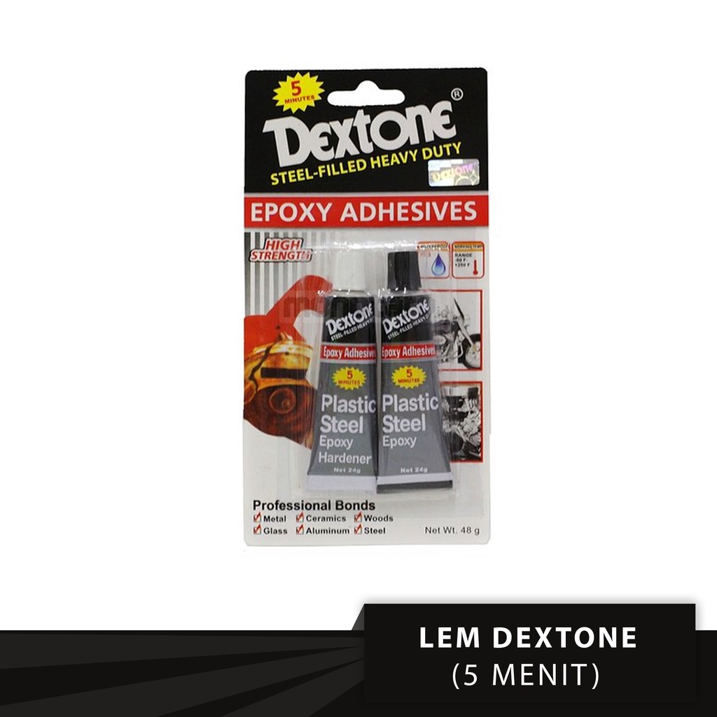 Jual LEM DEXTONE / LEM DEXTON EPOXY ADHESIVE / LEM 5 MENIT DEXTONE 48 ...