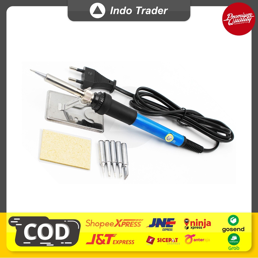 Jual Solder Listrik 60 Watt Adjustable Temperatur Elemen Heating Panas Temperatur Bisa Diatur 1 ...