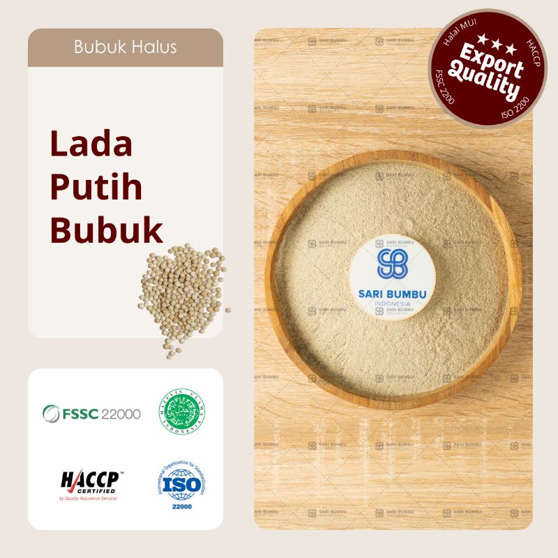 Jual Lada Putih Bubuk / White Pepper Powder | Shopee Indonesia