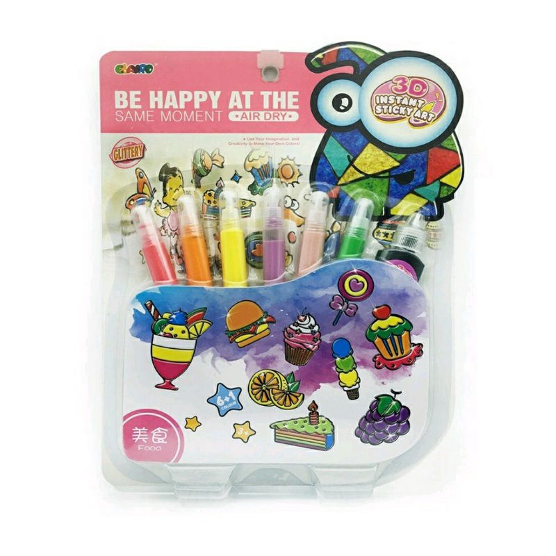Jual Mewarnai 3D Instant Sticky Art | Shopee Indonesia