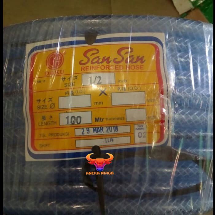 Jual ANEKA- SELANG AIR SELANG BENANG TEBAL SANSAN 3/4" INCH X 100 ROLAN BESAR | Shopee Indonesia