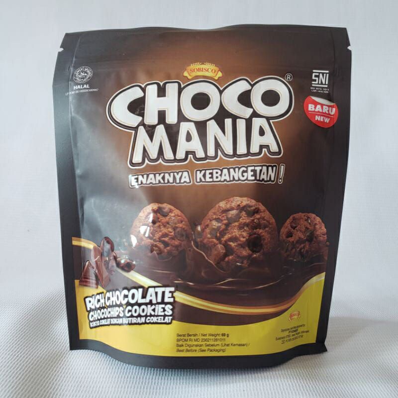 Jual CHOCO MANIA CHOCOCHIP RICH CHOCO 69G | Shopee Indonesia