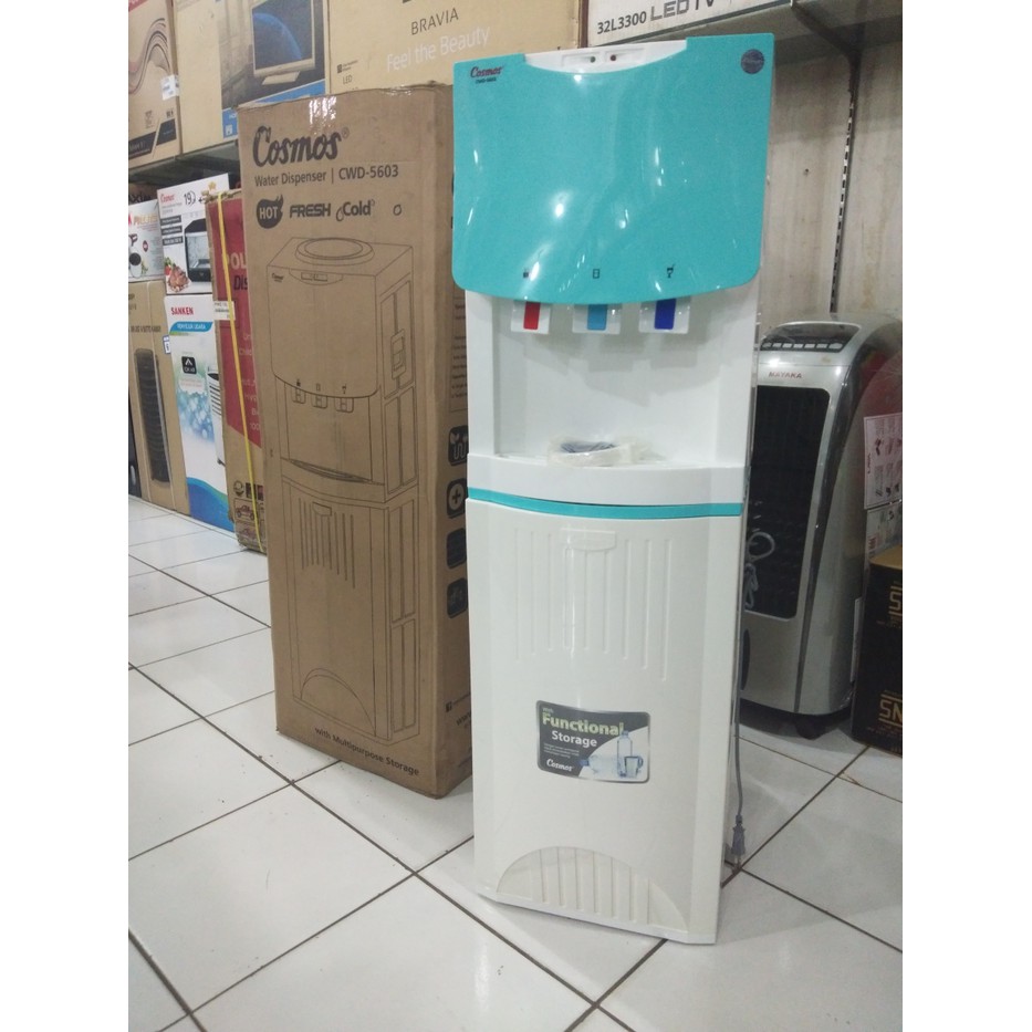 Jual COSMOS Dispenser CWD 5603 3 kran Panas Dingin Segar CWD5603 CWD ...