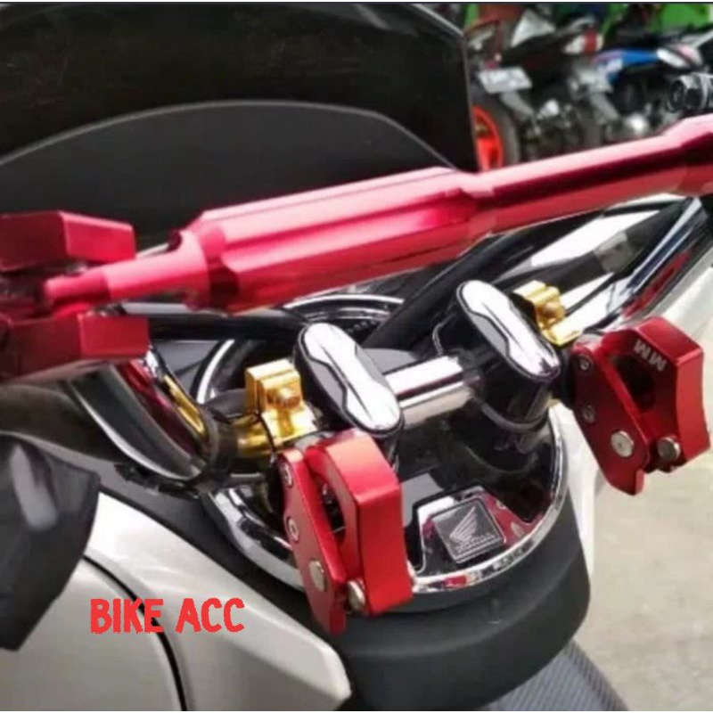 Jual Paket Hoox Gantungan Barang PCX 2pcs dan Stabilizer Stang PCX ...