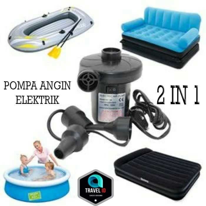 Jual POMPA ANGIN LISTRIK ELEKTRIK TIUP VACUUM BAG KOLAM KASUR SOFA ANGIN HT-196 | Shopee Indonesia