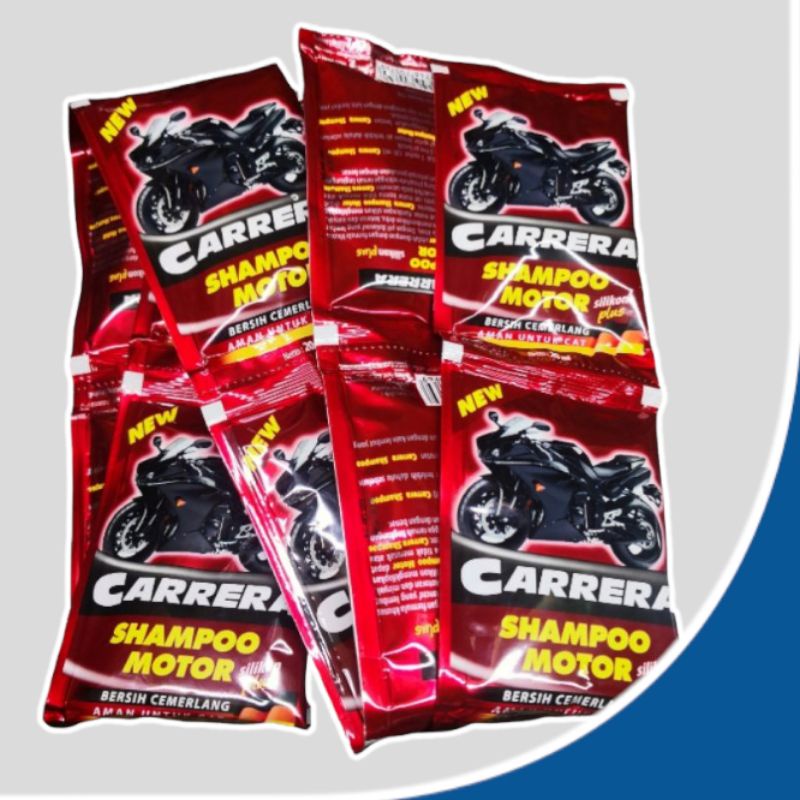 Jual Shampoo Motor Carrera Sachet 20ml x 12sc | Shopee Indonesia
