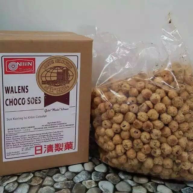 Jual NISSIN WALLENS CHOCO SOES 1 KARTON ISI 3.5 KG | Shopee Indonesia
