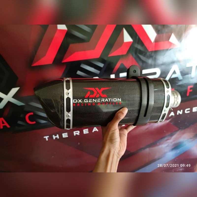 Jual Knalpot Racing DX Generation tipe A1R Carbon Fullsistem Aerox Nmax ...