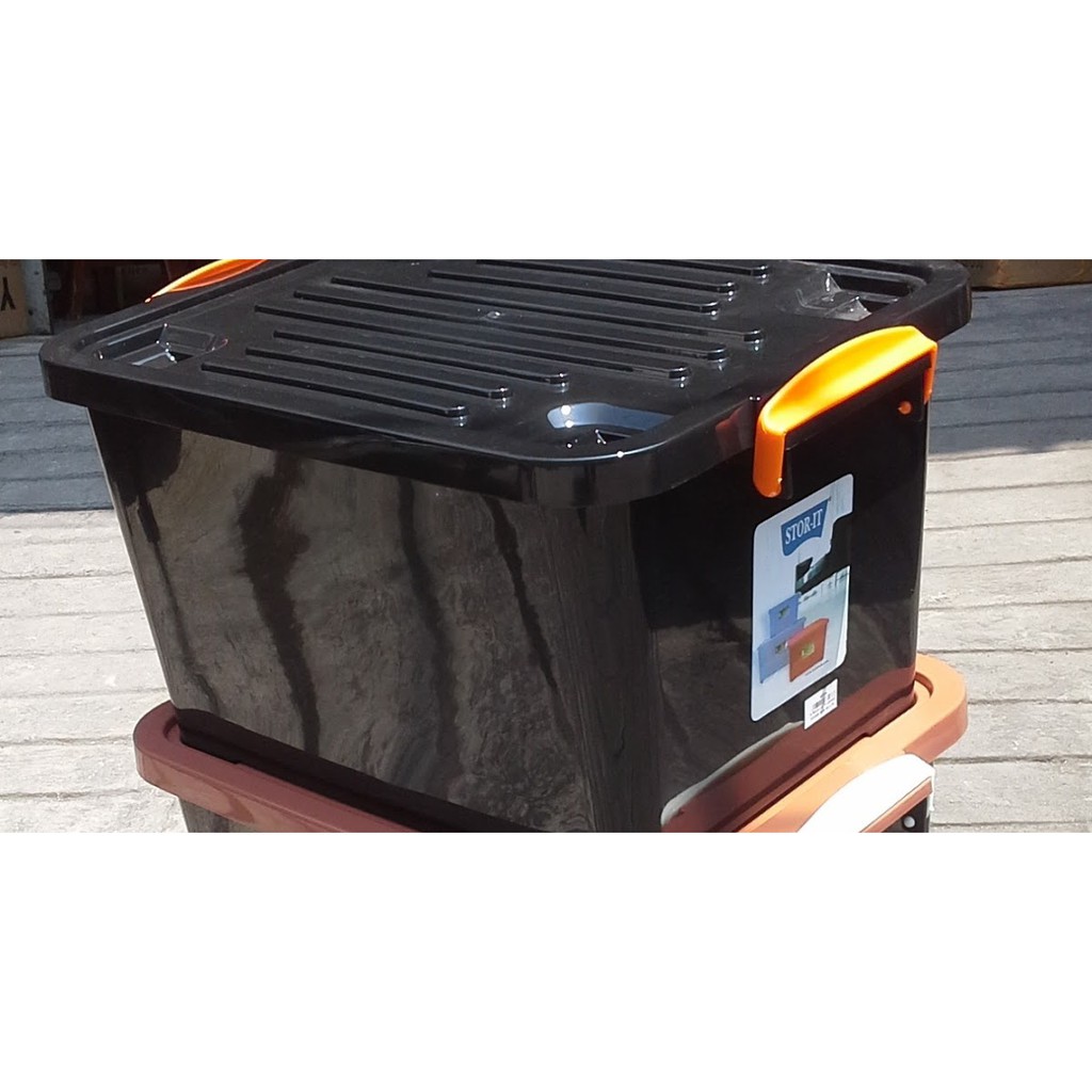 Jual container box xavier 60 liter - Hitam | Shopee Indonesia