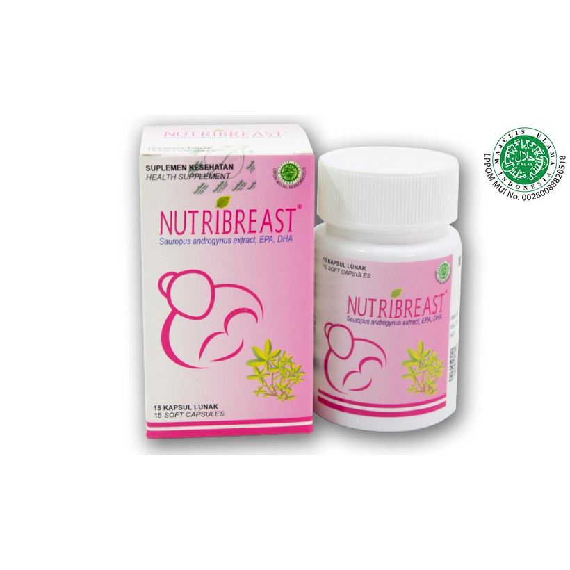 Jual nutribreast pelancar asi isi 30 kapsul asi booster | Shopee Indonesia