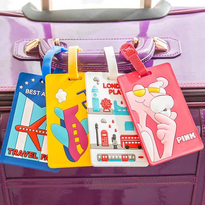 Jual Luggage Tag Label Koper Design Unik (Koper jadi mudah dikenal) J31 ...