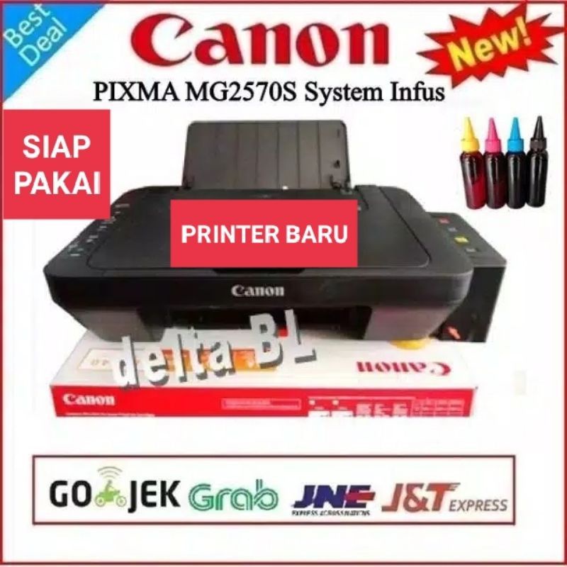 Jual Printer canon infus exclusiv print scan foto copy mg2570s full ...
