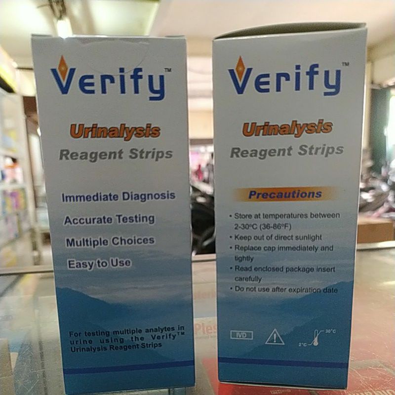 Jual Verify 10 Parameter / Verify 3 Parameter / Urine Analysis / Verify ...