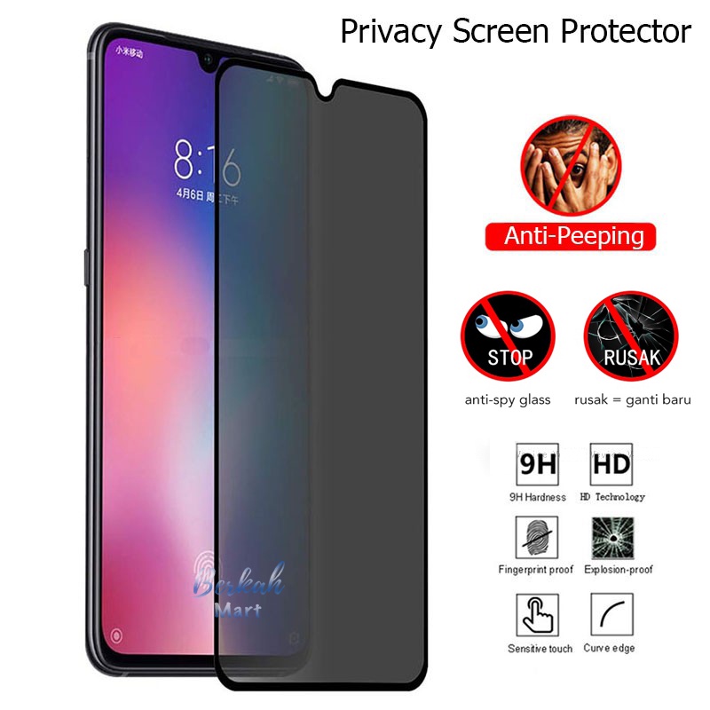 Jual Privasi Anti-Spy Pelindung Layar for Samsung A52S M52 M62 M51 M32 M12 M02 M01 A72 A52 A32 ...