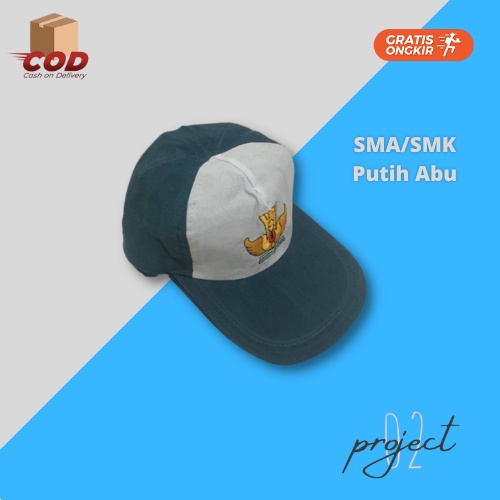 Jual Topi SD SMP SMA SMK Topi Sekolah Seragam Sekolah Logo Bordir ...