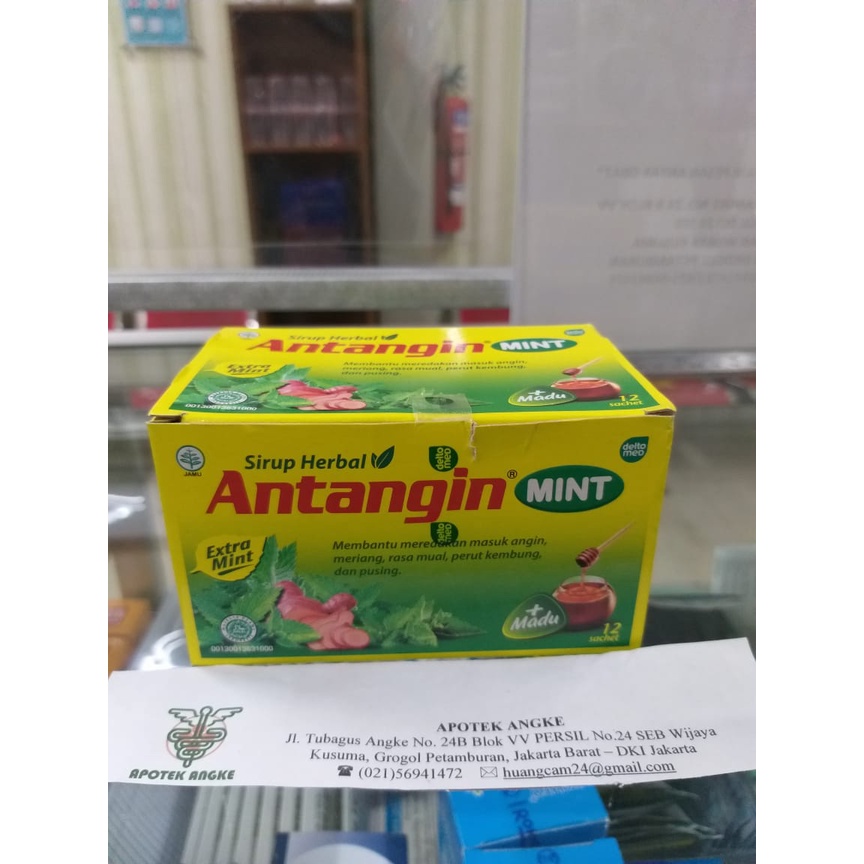 Jual ANTANGIN JRG MINT (BOX @12 SACHET) | Shopee Indonesia